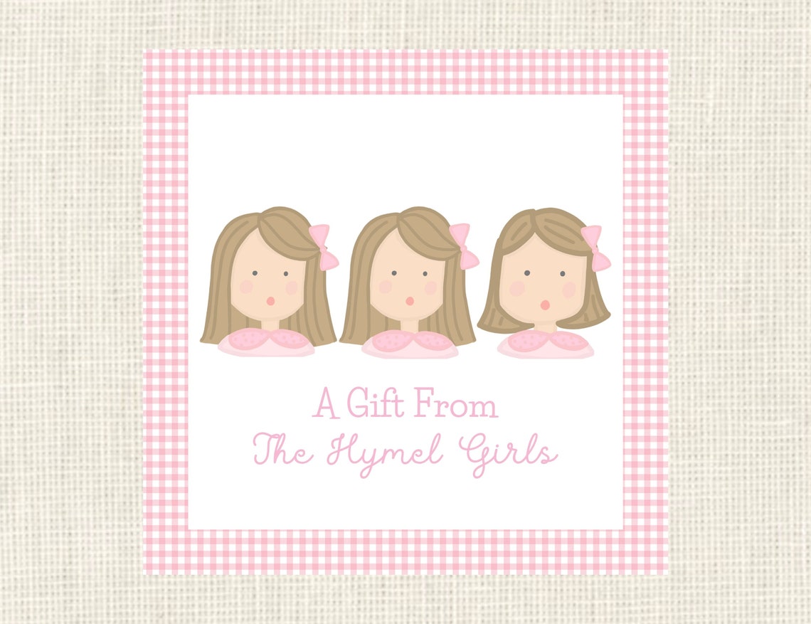 Heirloom Personalized Girl/boy Childrens Custom Calling Cards/ Gift ...