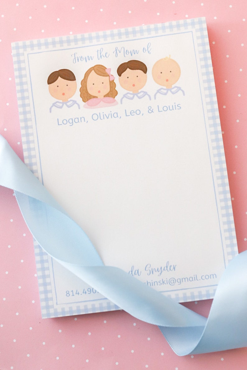 Personalized Mommy Notepad Childrens Custom Notepad / Grandma | Etsy