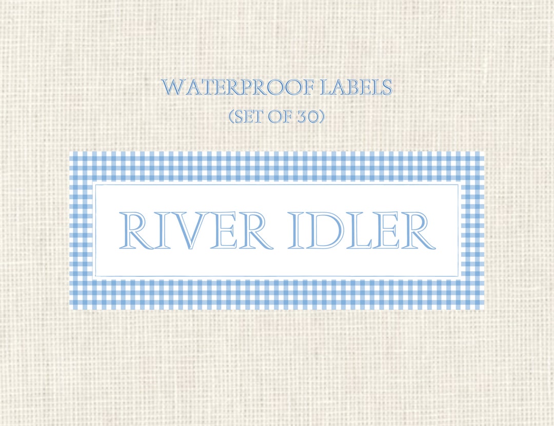 Waterproof Labels / Watercolor Style Waterproof Stickers - Etsy