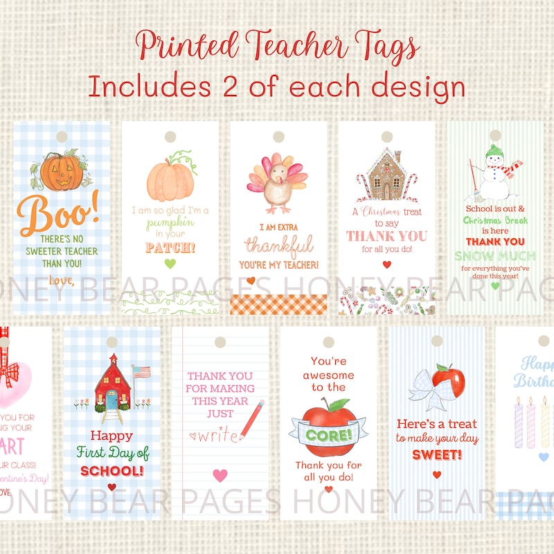 Teachers Day Tag - Etsy