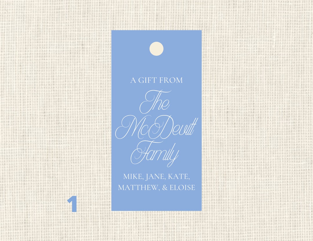 Classic Gift Tags / Large Tags / Hang Tags - Etsy