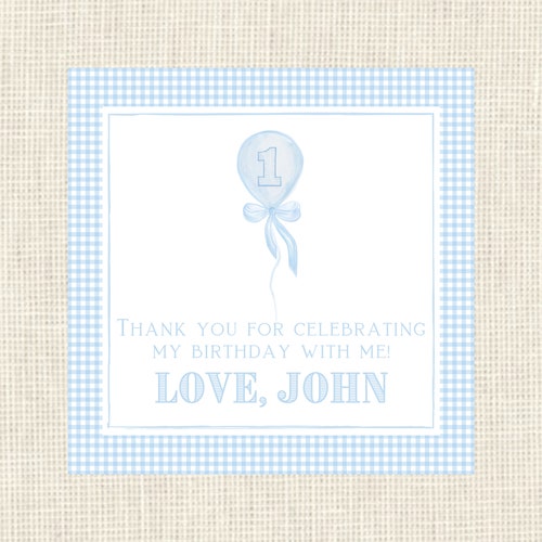 Classic First Birthday Invitation Watercolor Balloon | Etsy