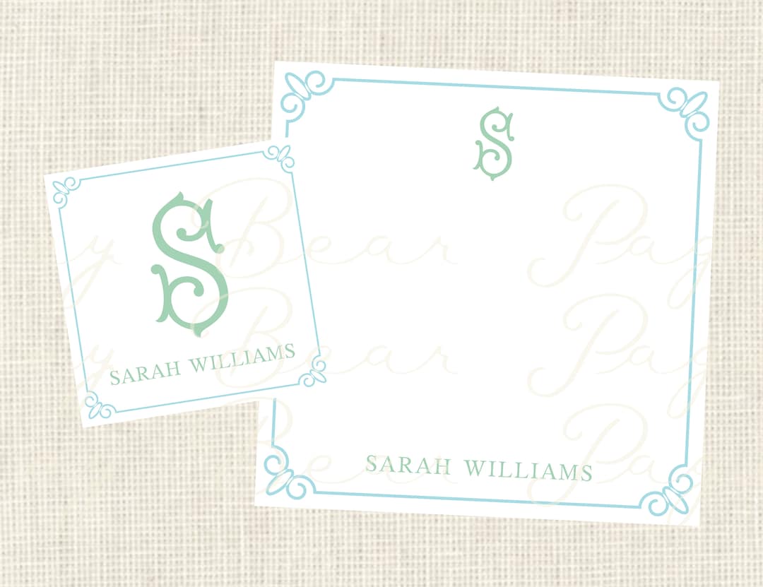 Personalized Notepad & Gift Tags/ Enclosure Cards, Mother's Day Gift ...