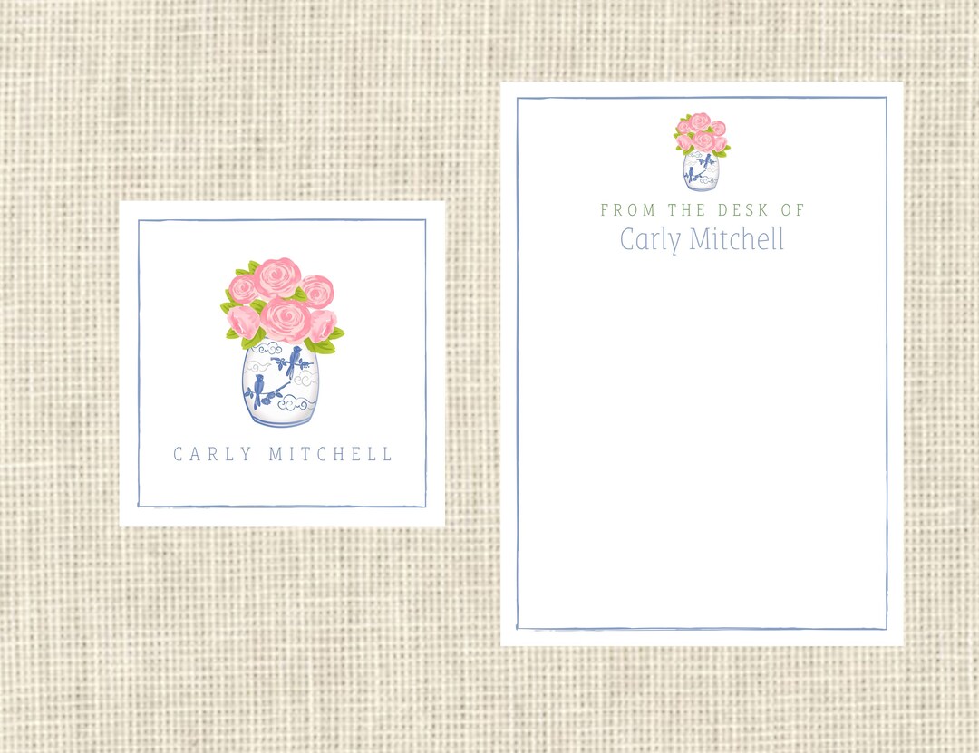 Personalized Notepad & Gift Tags/ Enclosure Cards, Mother's Day Gift ...
