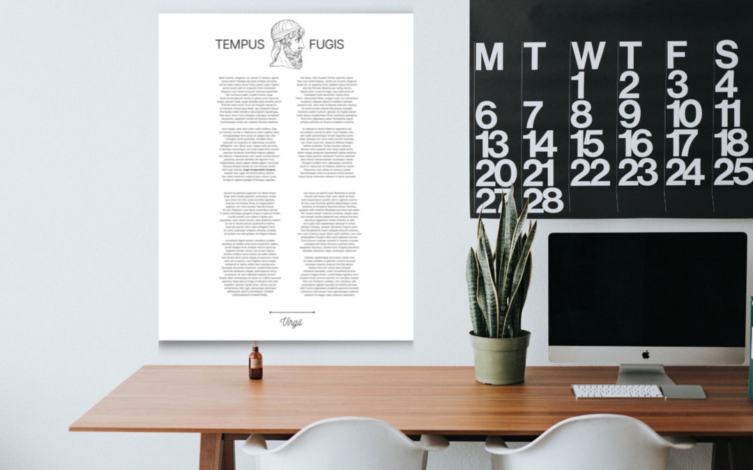 Week Poster, Productivity, Procrastination, Life Planner, Motivation - Etsy