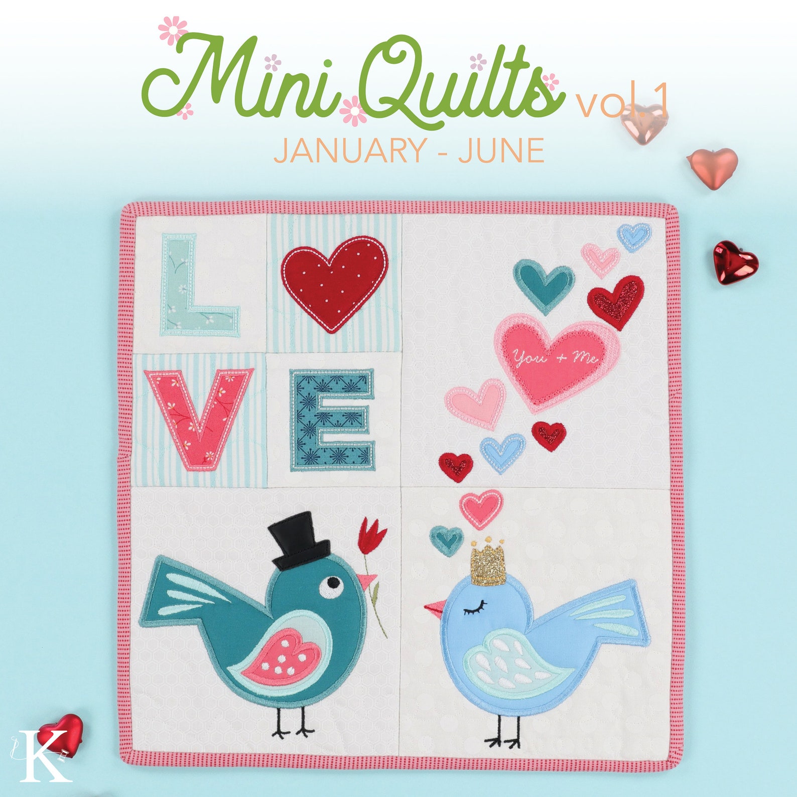 Kimberbell Mini Quilts Vol 1 Fabric Kits - January Thru June - Mini ...