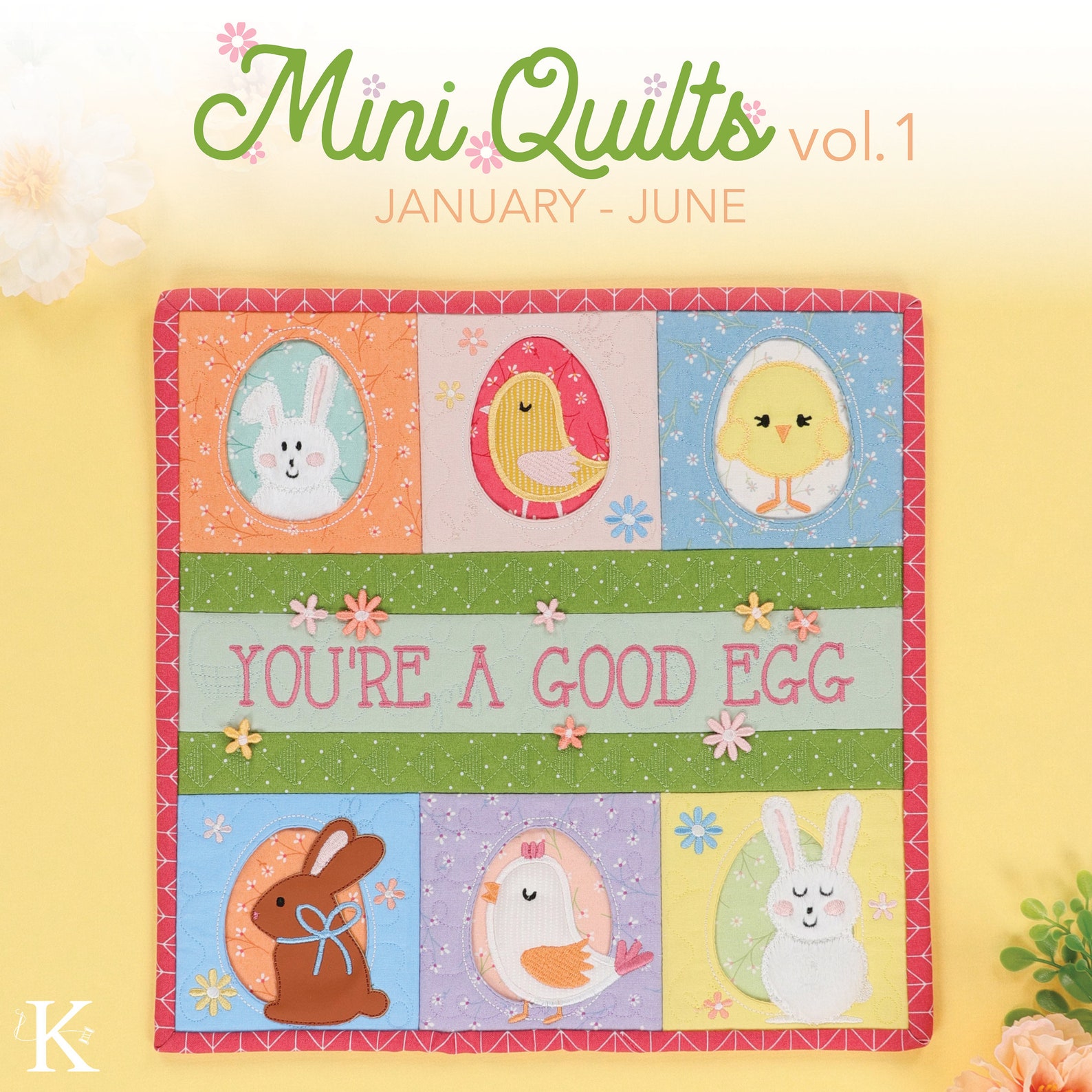 Kimberbell Mini Quilts Vol 1 Fabric Kits - January Thru June - Mini ...