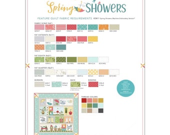 Kimberbell Spring Showers Fabric Kit - Etsy