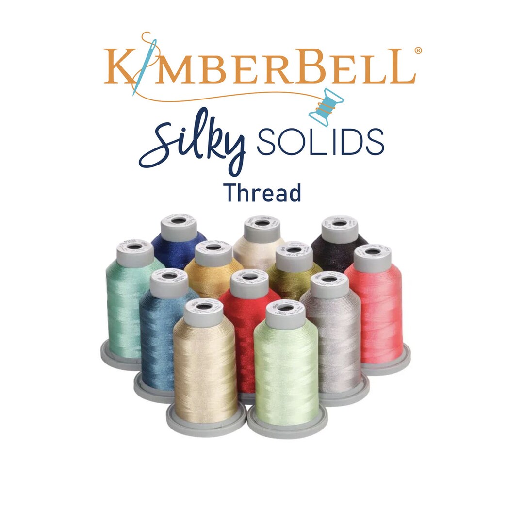 Kimberbell Silky Solids Coordinating Glide 40 Weight Embroidery ...