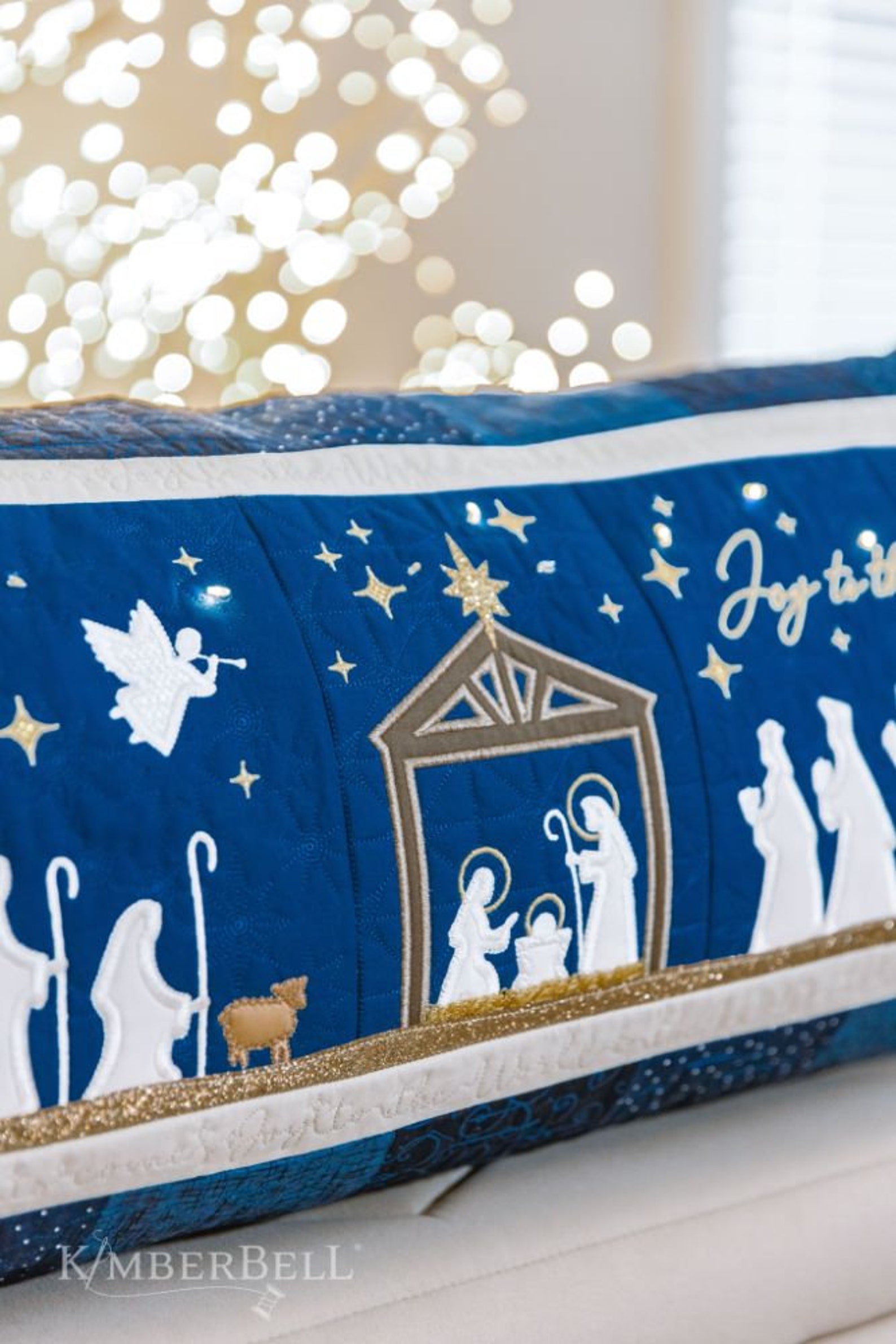 Nativy Fabric Kit for Kimberbell's Nativity Bench Pillow - Collectible ...