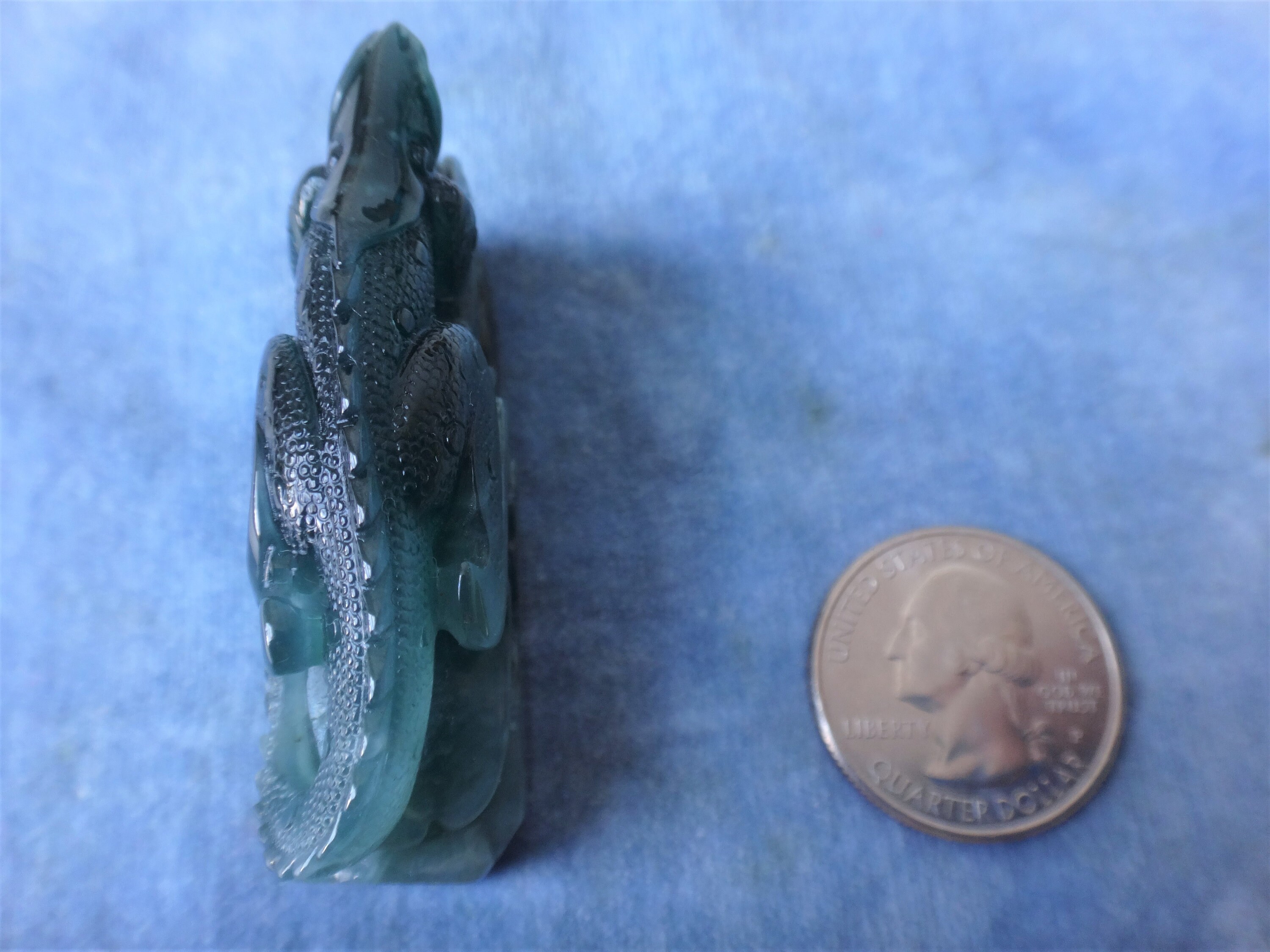 Natural Genuine A Jadeite Jade Blue Green Lizard Decoration - Etsy