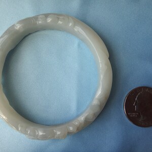 Natural Genuine A Jadeite Jade Dragon Bangle Bracelet - Etsy