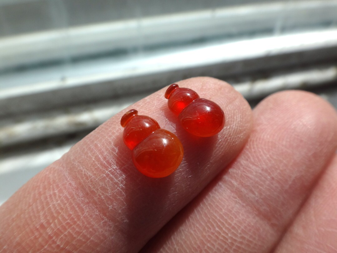 Natural Genuine A Jadeite Jade Icy Red Calabash Cabochon - Etsy