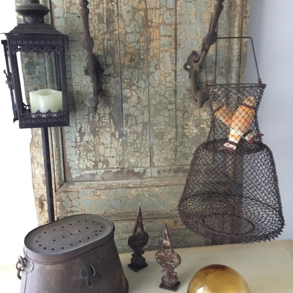 Metal Fishing Basket - Etsy