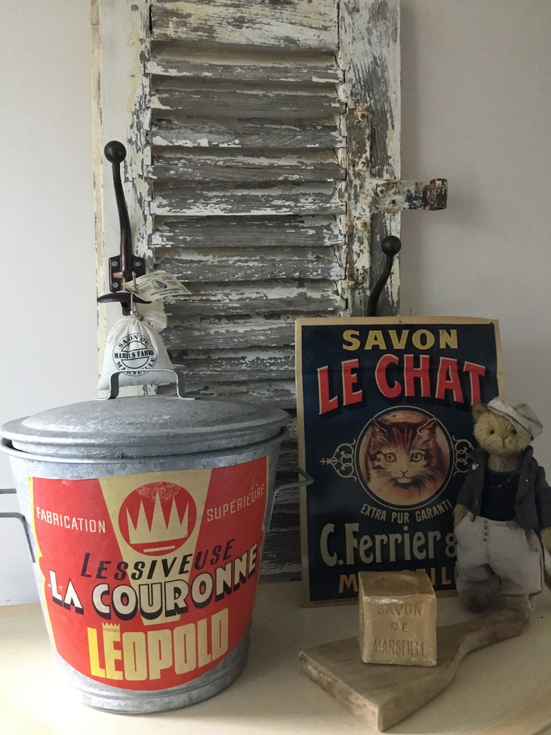 Antique French Old Washing Machine French Zinc Laundry Tub - Etsy