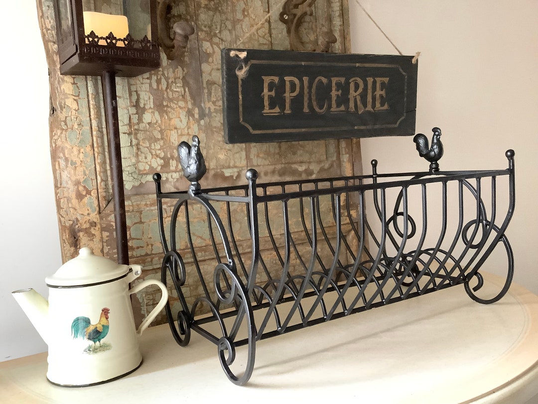 Beautiful French Dish Draining Rack, Dish Display Rack, Wire Display ...