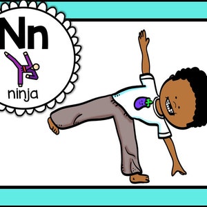 Kids Yoga Poses A-Z (26 Slides) - Etsy
