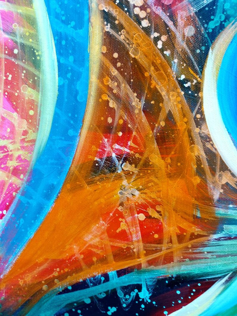 Abstract Universe Painting-original Art Unreal Landscape - Etsy