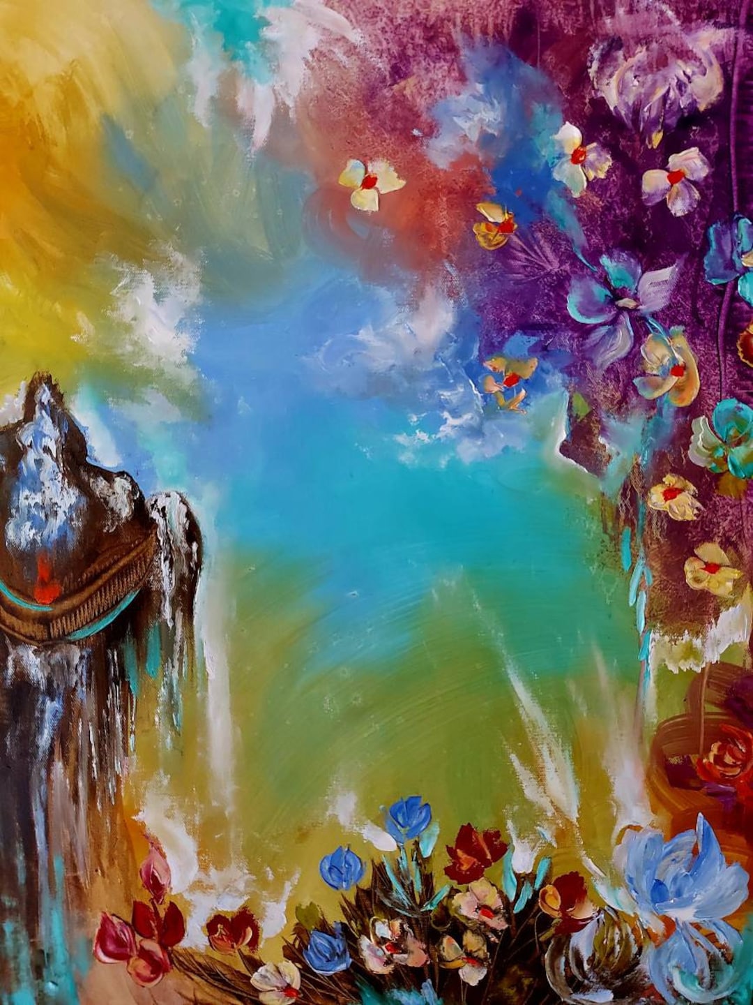 INSPIRATIONAL MORNING ART- Good Morning Painting- Unique Wall Art ...