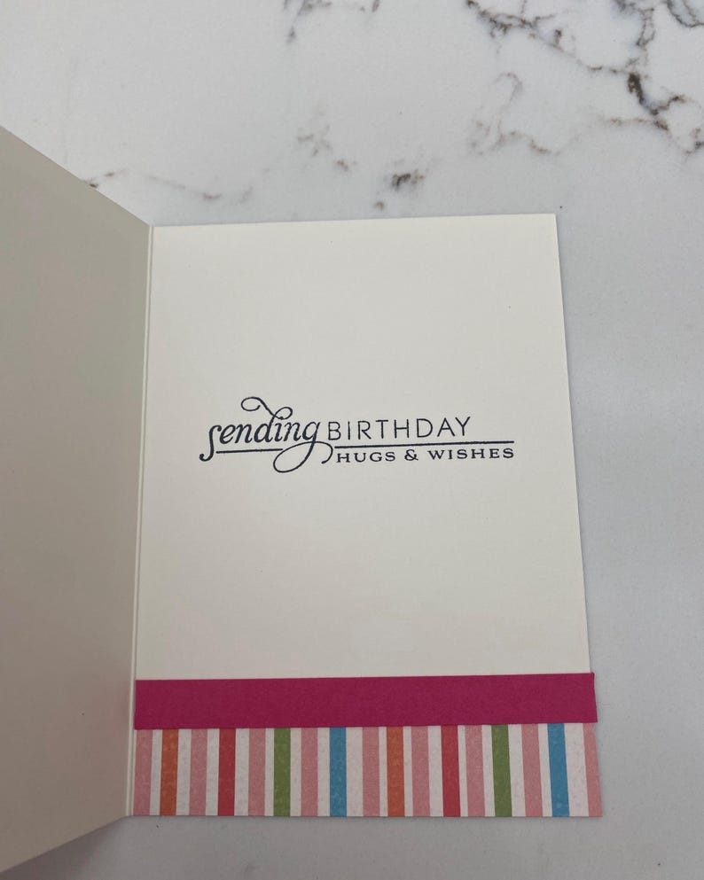 Handmade Layered Paper Birthday Card, 4x5.5" - Etsy