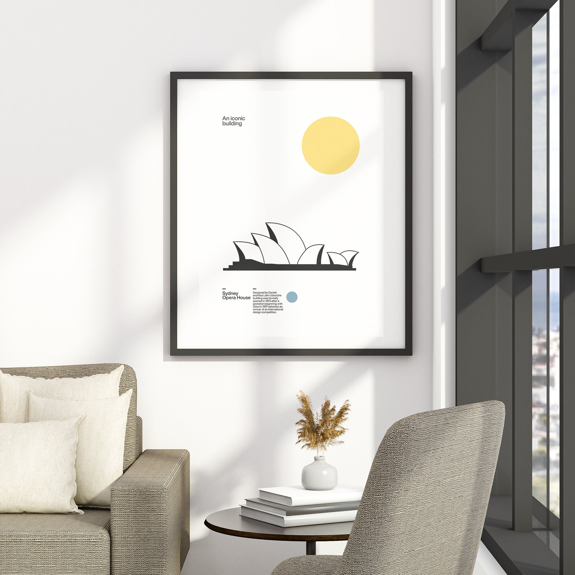 Sydney Opera House Poster Australia Print Architecture | Etsy