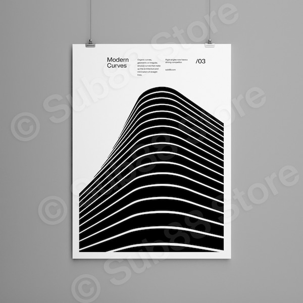 Modern Design Poster - Etsy