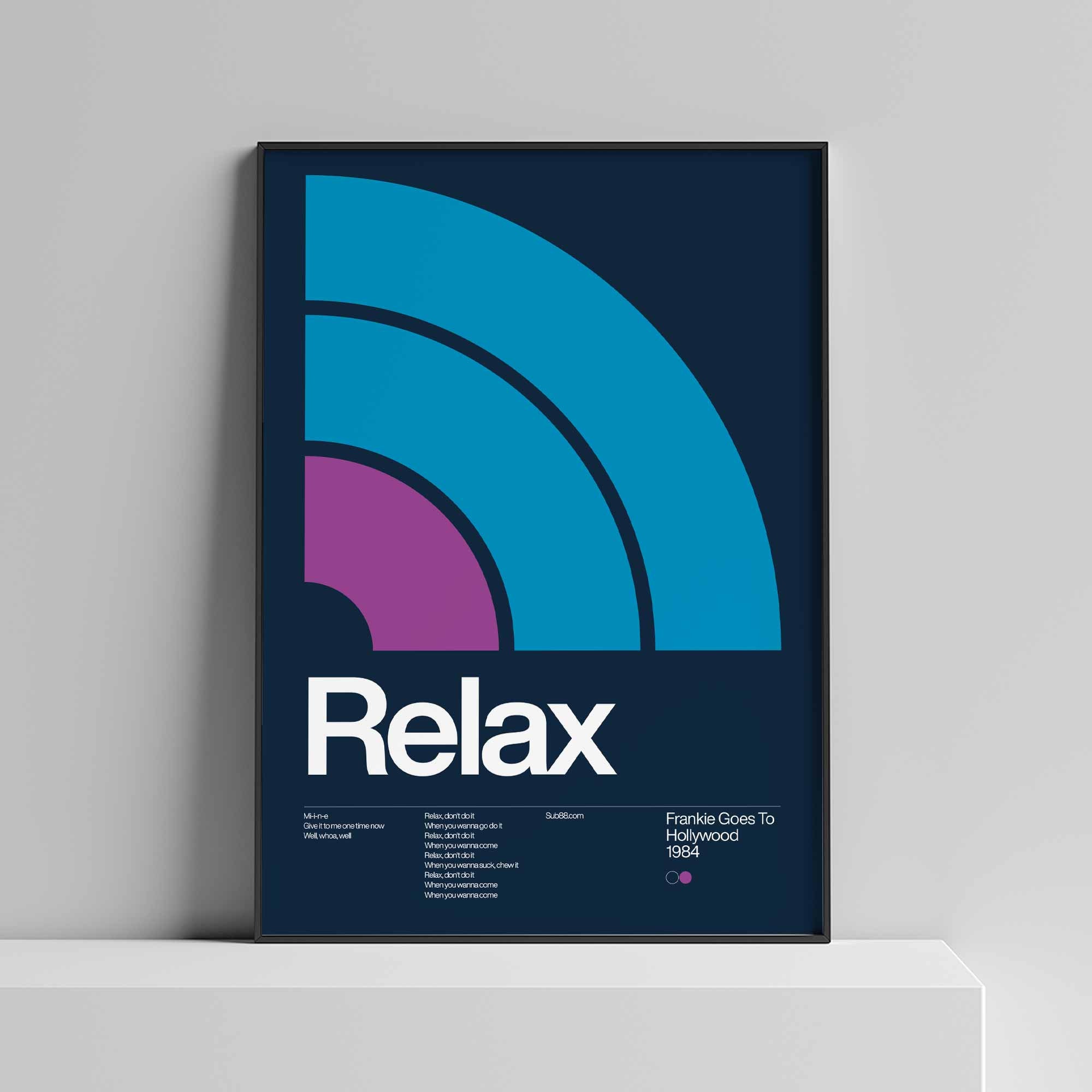 Frankie Goes To Hollywood FGTH Relax 1984 canción de la | Etsy