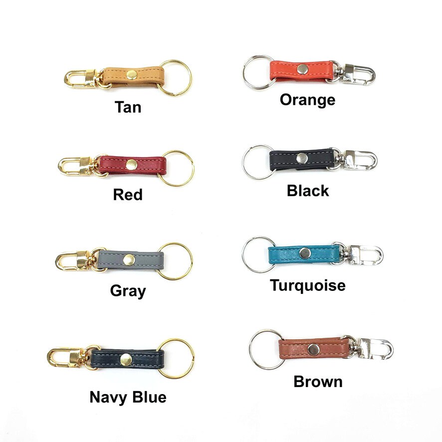 Leather Key Fob Gift Ideas Leather Keychain Key Holder Key | Etsy