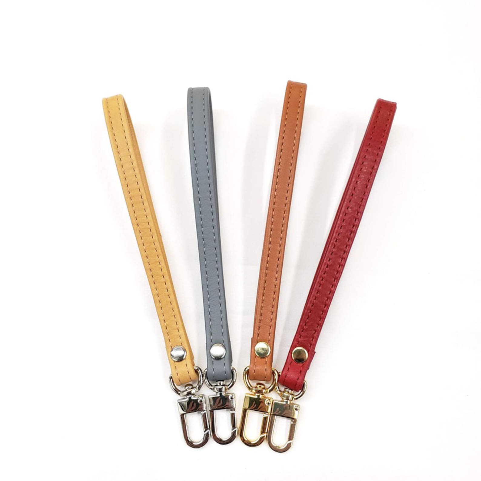 Leather Key Fob Leather Wristlet Strap Key Fob Key Fob - Etsy