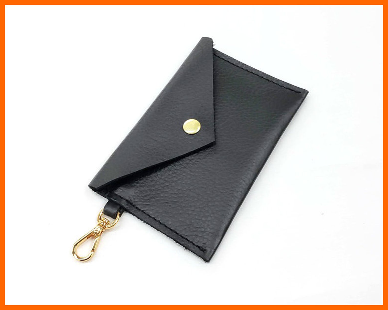 Leather Keychain Wallet Personalized Leather Keychain Wallet - Etsy