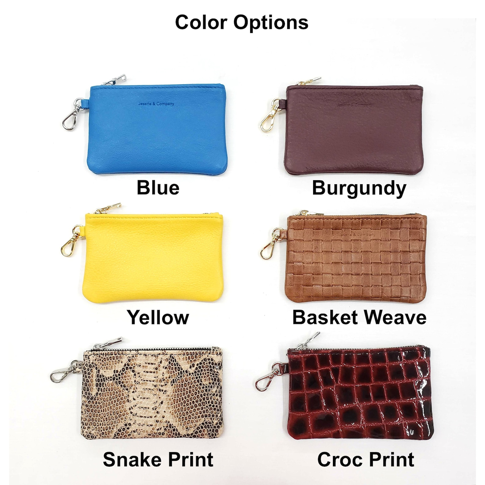 Leather Keychain Pouch Personalized Leather Coin Pouch - Etsy