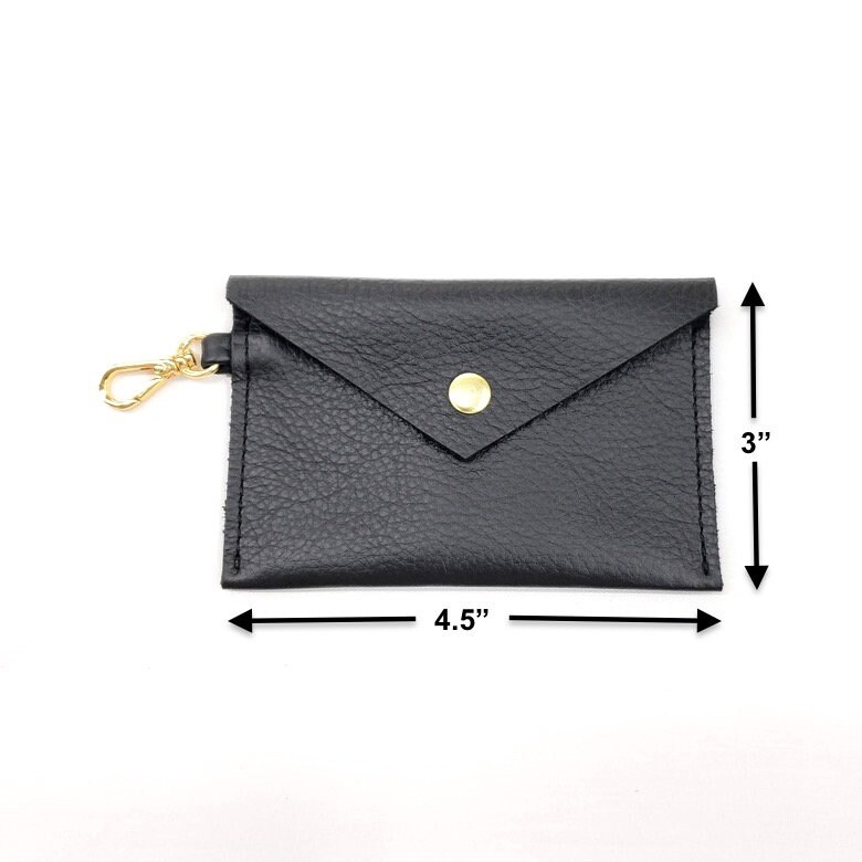 Leather Keychain Wallet Personalized Leather Keychain Wallet - Etsy