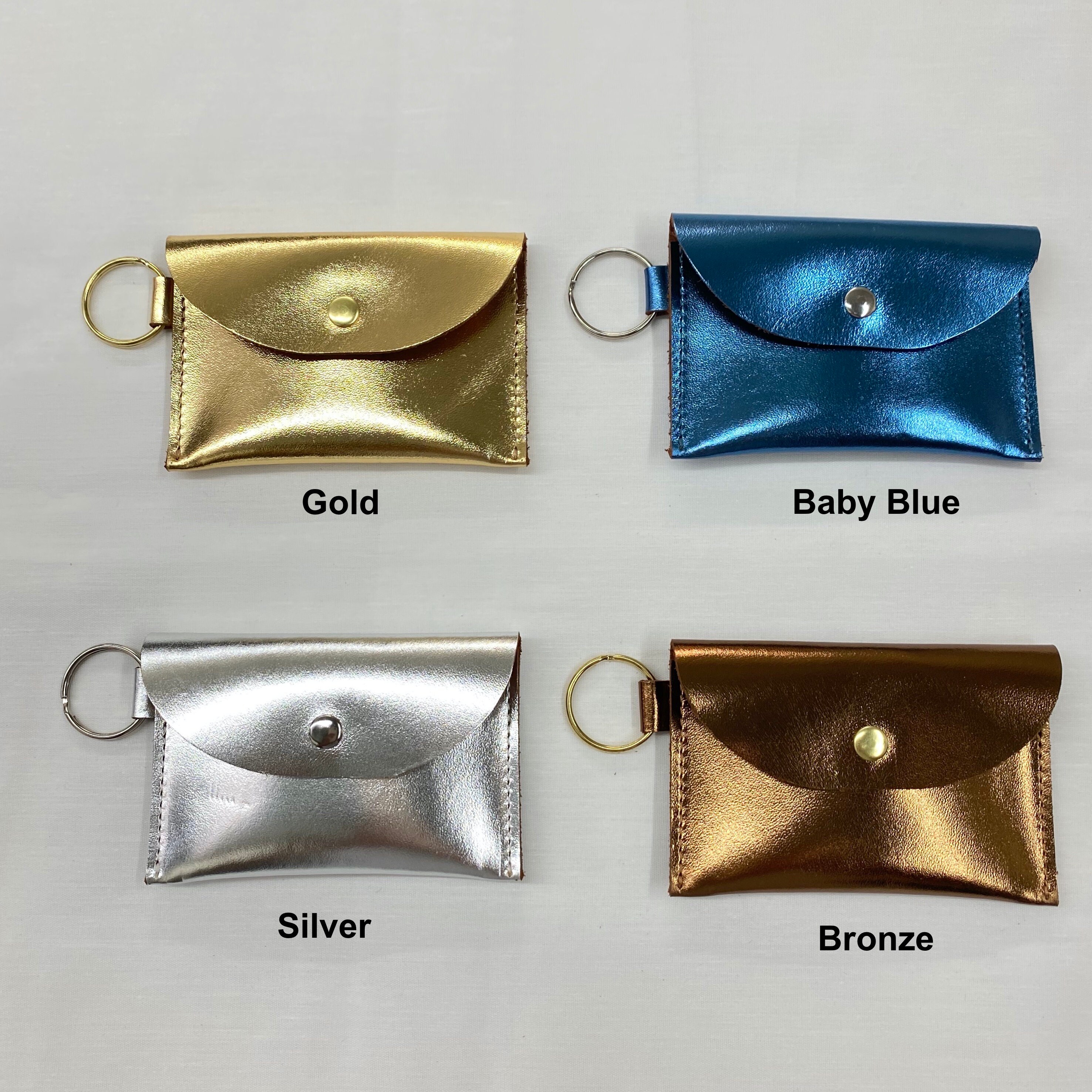 Leather Keychain Wallet Personalized Leather Keychain Wallet - Etsy