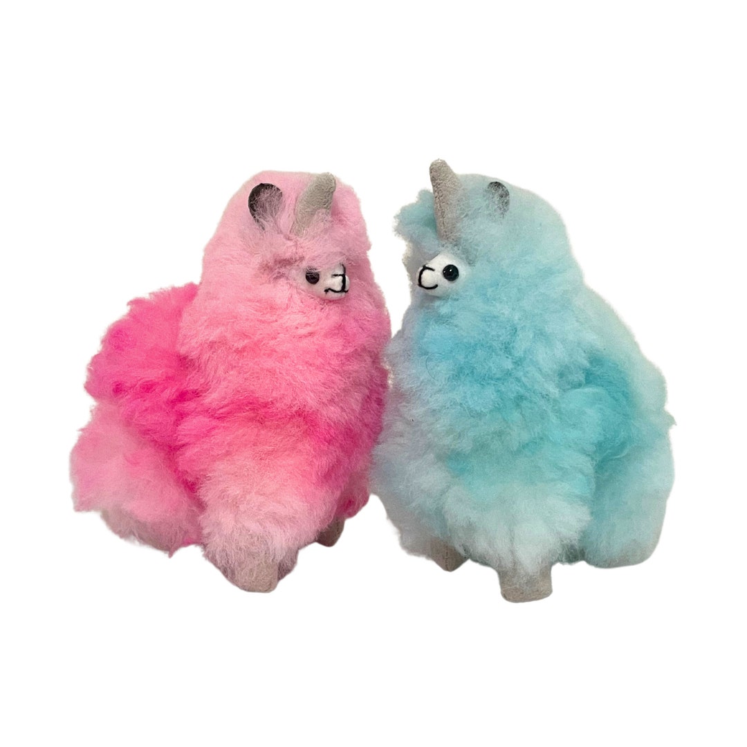 Alpaca Unicorn Plush, Alpaca-corn, Unique Fluffy Stuffed Animal, Super ...