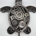 Metal Art Sea Turtle, Ocean, Sea, Sculpture, Art, Steampunk, Decorative ...