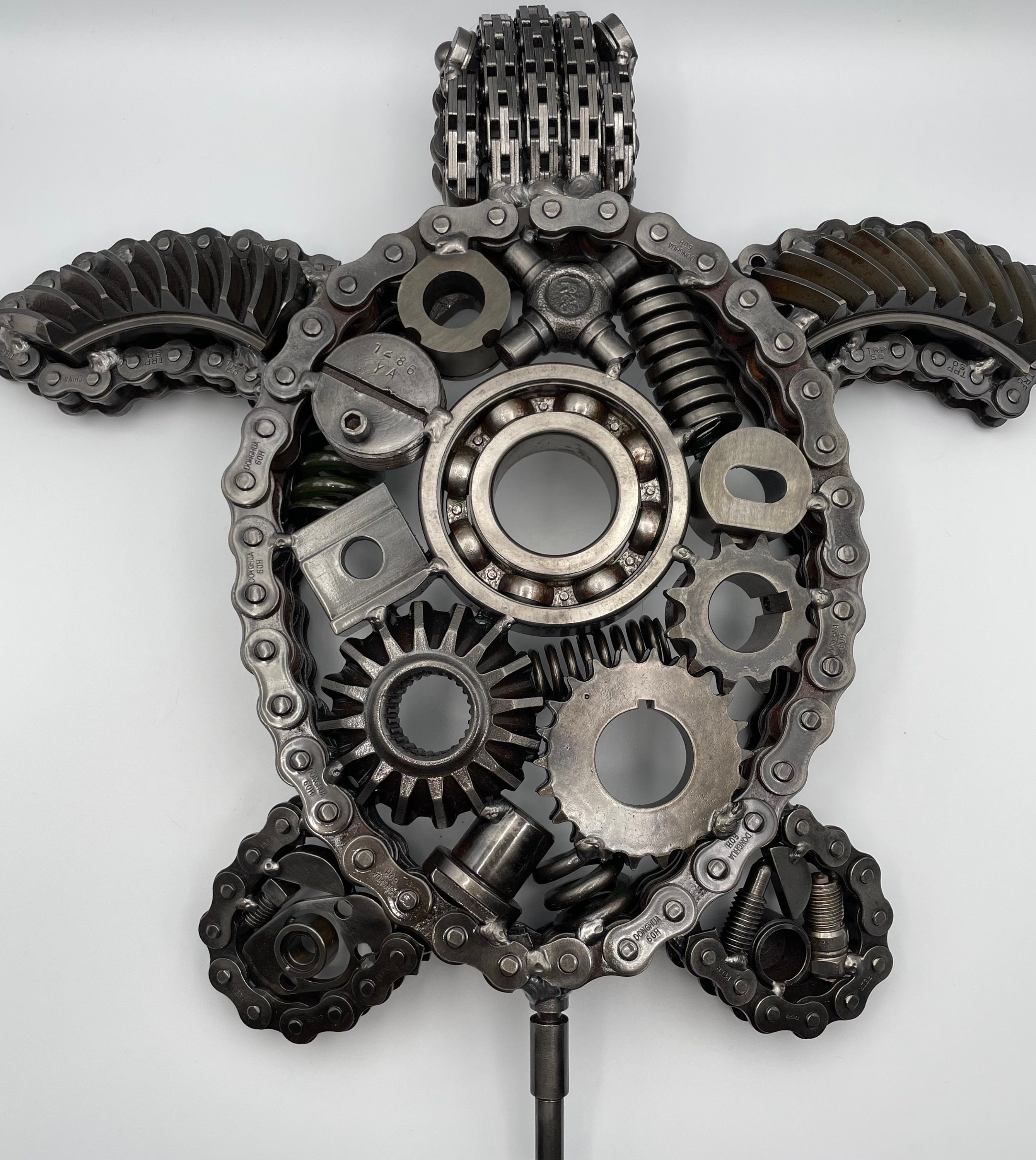 Metal Art Sea Turtle, Ocean, Sea, Sculpture, Art, Steampunk, Decorative ...