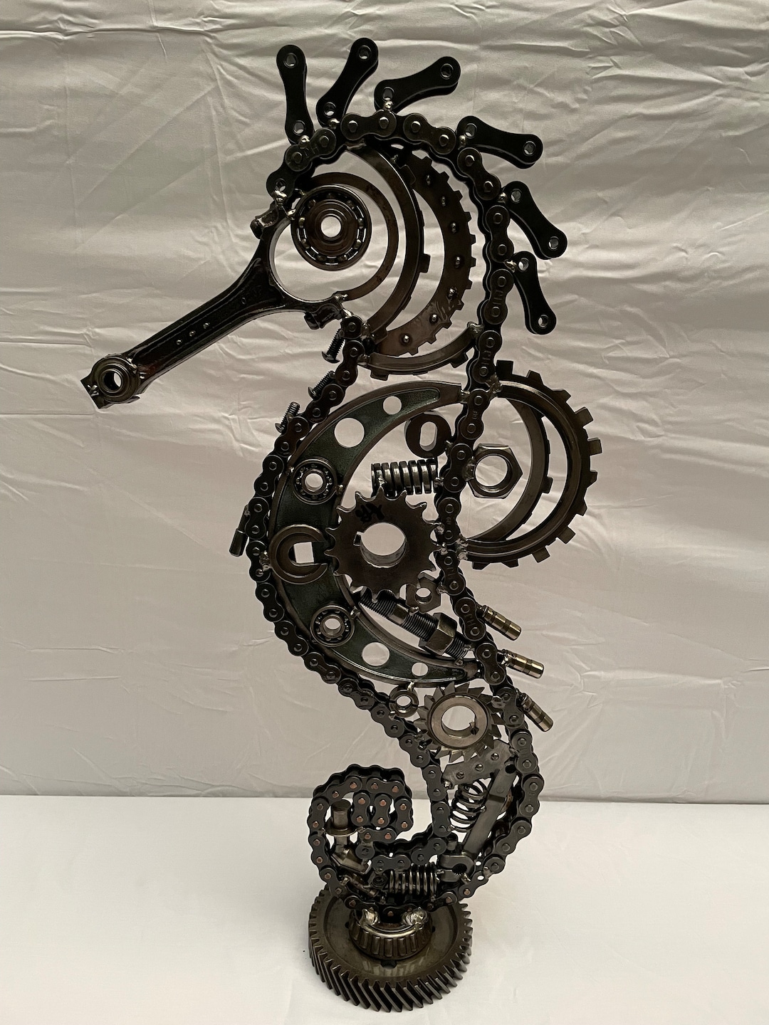 Metal Sculpture Seahorse, Metal, Art, Seahorse, Sea Creature, Ocean ...