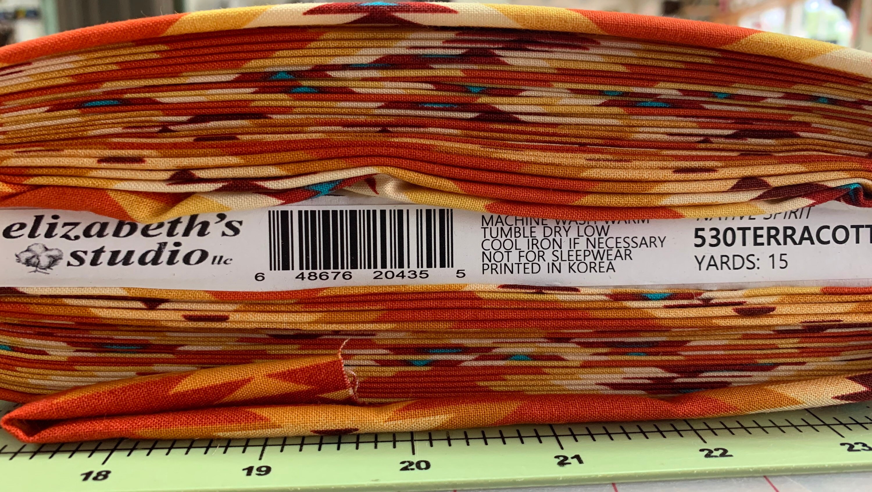 Native Spirit Blanket Stripe Quilting Fabric by Elizabeth's Studio 100% ...