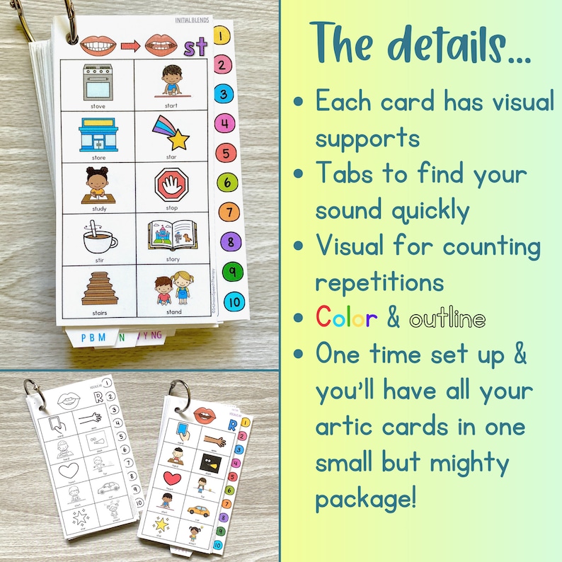 Printable Articulation Picture Cards | Mini Articulation Flashcards ...