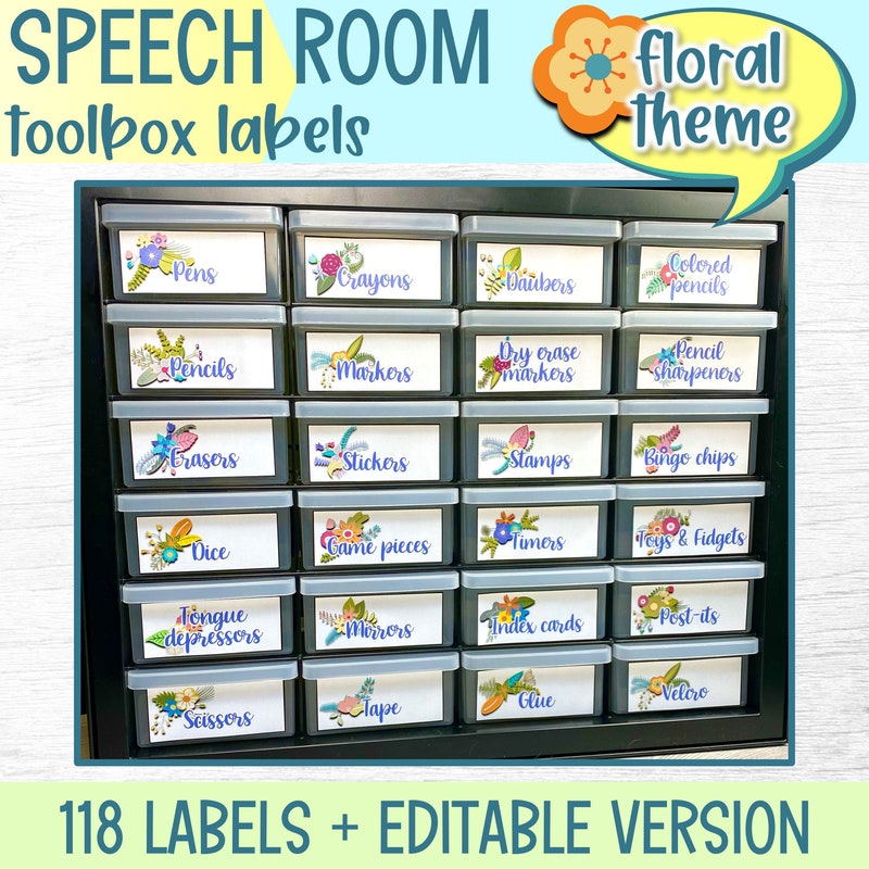 Speech Room Labels - Etsy