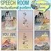 Printable Boho Mountain Speech Therapy Room Decor | SLP Classroom ...