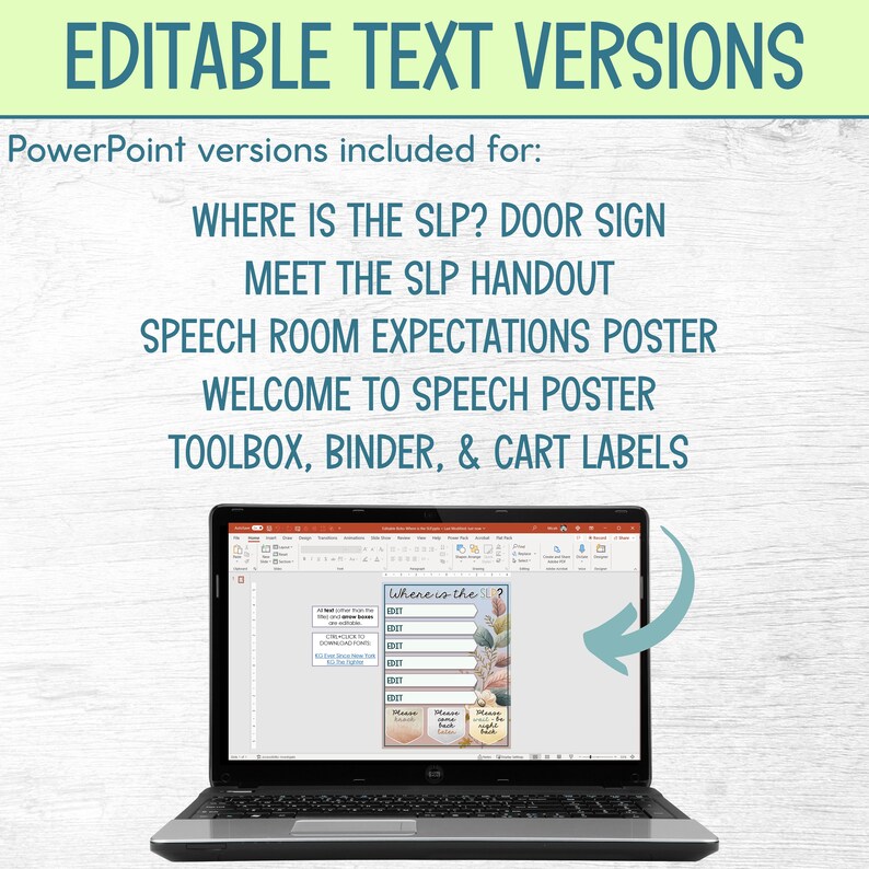 Printable Boho Mountain Speech Therapy Room Decor Bundle | Bulletin ...