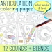 Articulation Coloring Pages | Later Sounds Articulation Activities ...