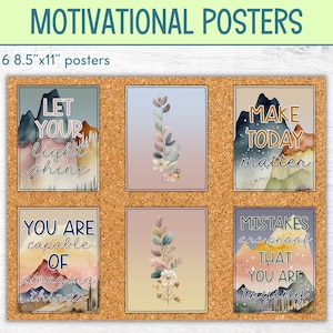 Printable Boho Mountain Speech Therapy Room Decor | SLP Classroom ...