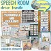 Printable Boho Mountain Speech Room Decor Bundle Bulletin Board Posters ...