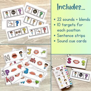 Printable Articulation Picture Cards Mini Articulation Flashcards ...