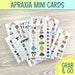 Printable Apraxia Picture Cards | Mini Apraxia Flashcards | Portable ...