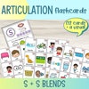Printable Z Sound Articulation Flashcards Speech Therapy Articulation ...