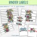 Printable Floral Theme Binder Covers and Spines Premade and Editable ...