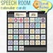 Printable Floral Theme Welcome to Speech Bulletin Board SLP Speech ...